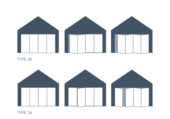 Configuring bifold doors | Exact Architectural Glazing